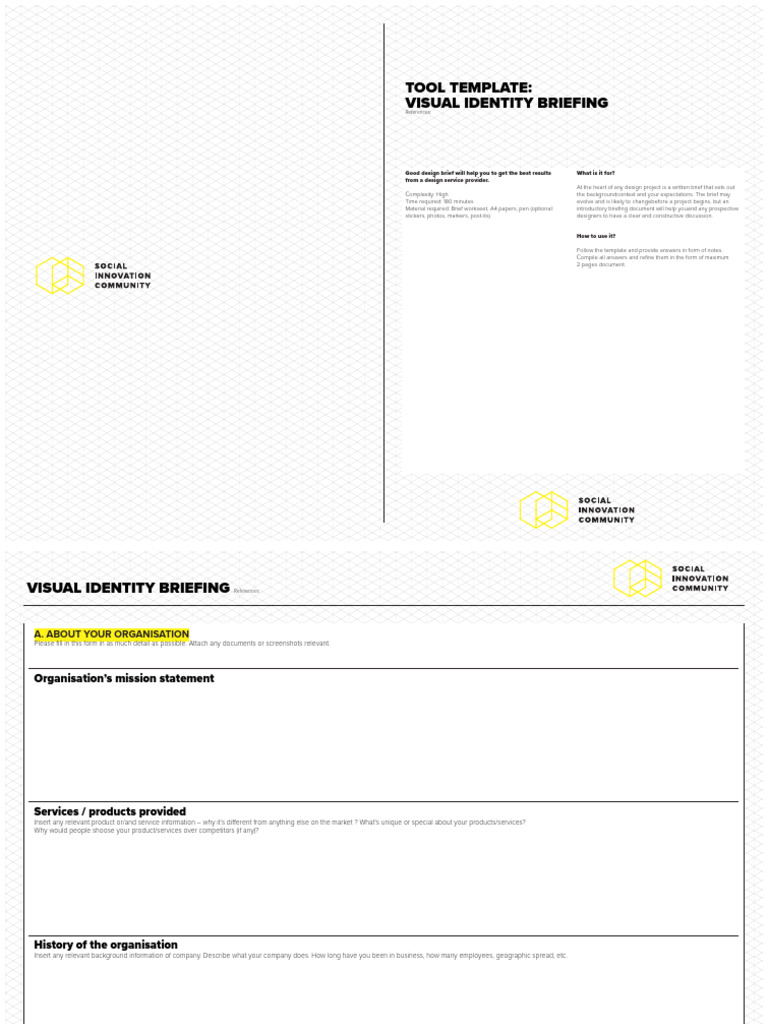 Visual Identity Briefing | PDF | Brand | Logos