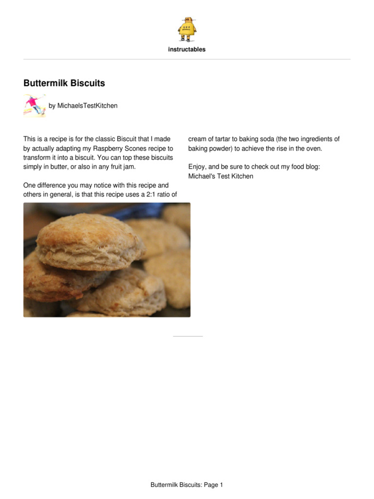 buttermilk biscuits | PDF