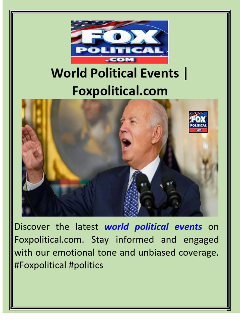 World Political Events Foxpolitical.com | PDF