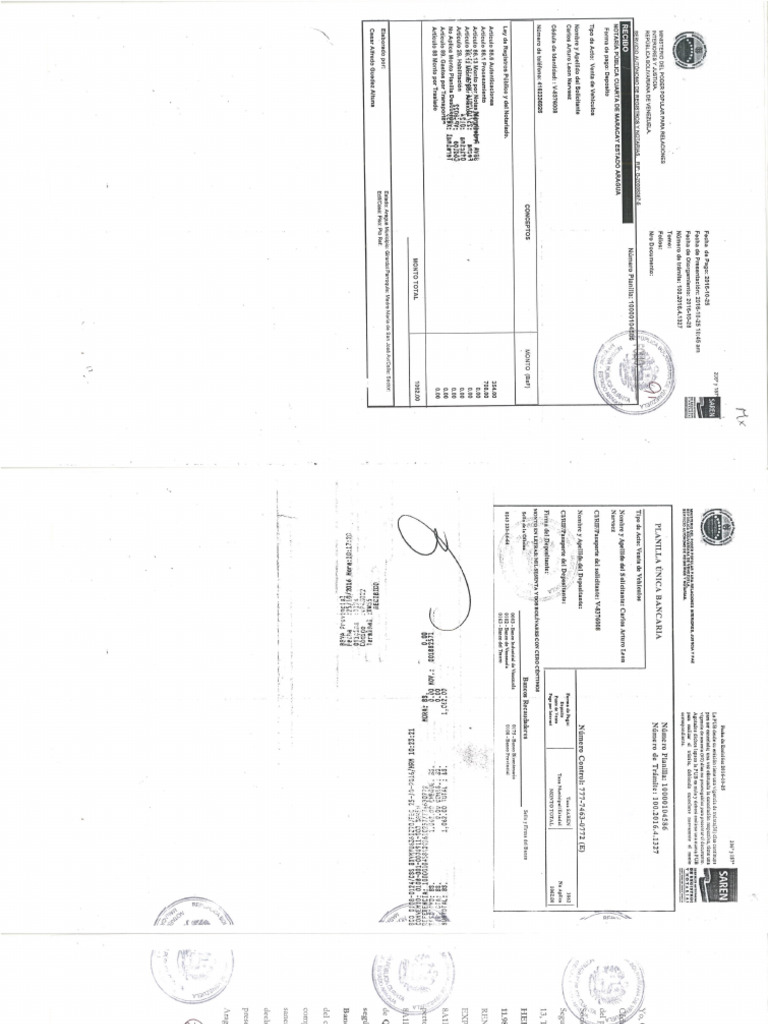 TRASPASO DOCUMENTO VEHICULO RENAULT KANGOO 2011 ABEL | PDF
