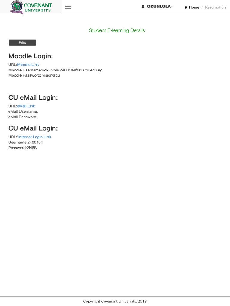 Covenant Portal | PDF