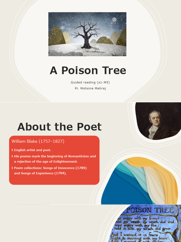 6 A Poison Tree Blake | PDF | Poetry | Anger