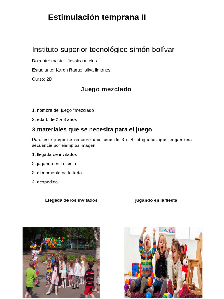 Estimulacion Temprana | PDF