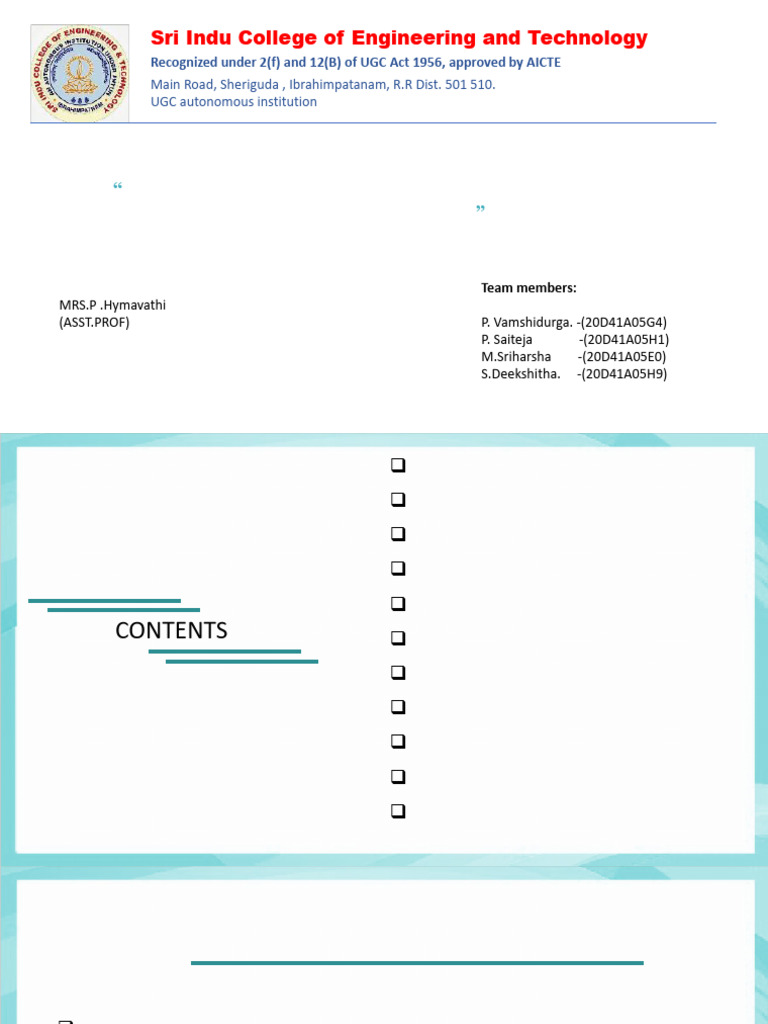 MAJOR PROJECT PPT | PDF | System | Accuracy And Precision