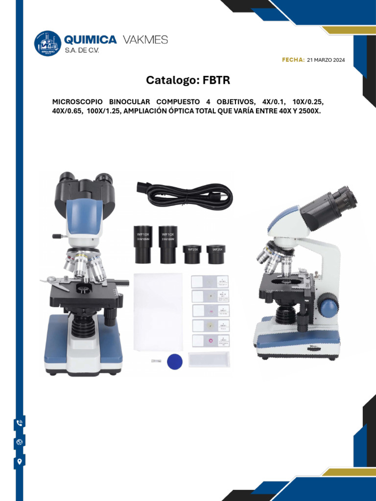 Microscopio FBTR | PDF