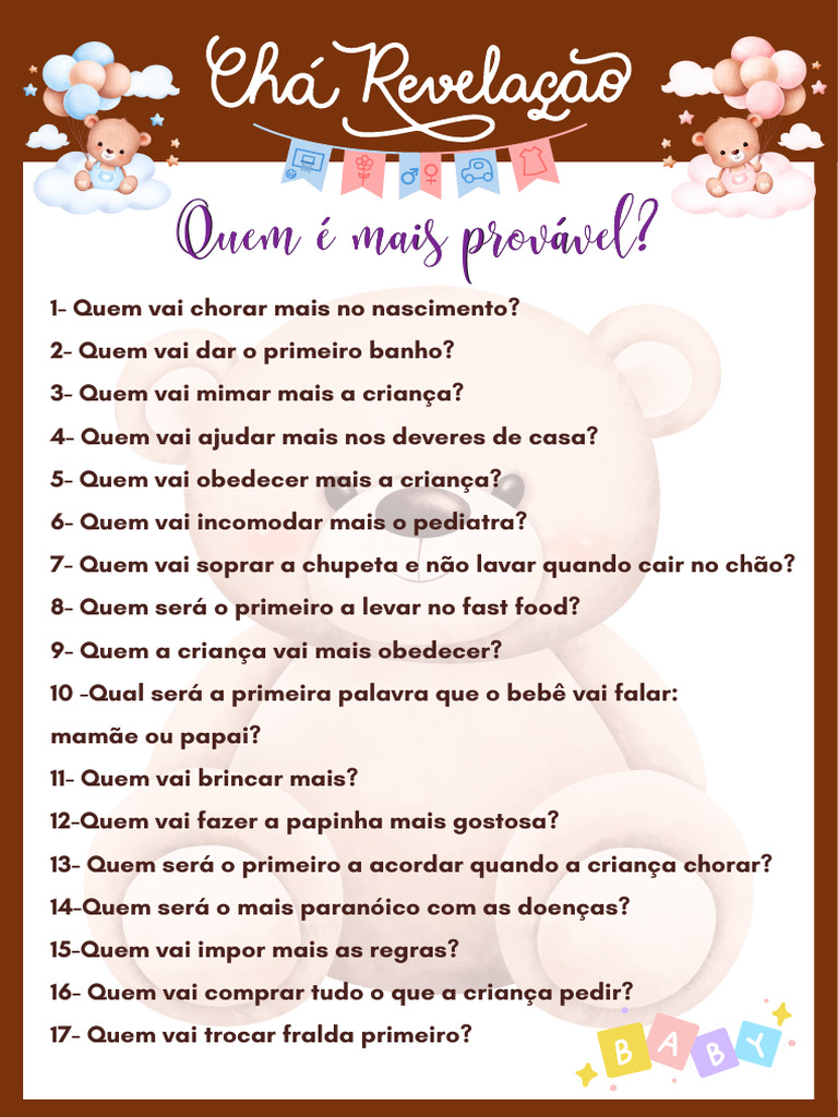 Quem é mais provável | PDF