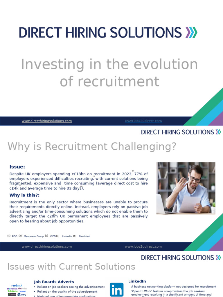 DHS Pitch Deck | PDF | Recruitment | Employment