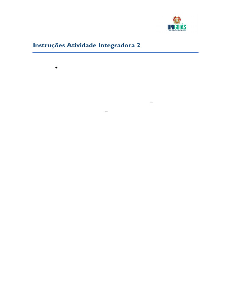 Atividade Integradora 2 | PDF