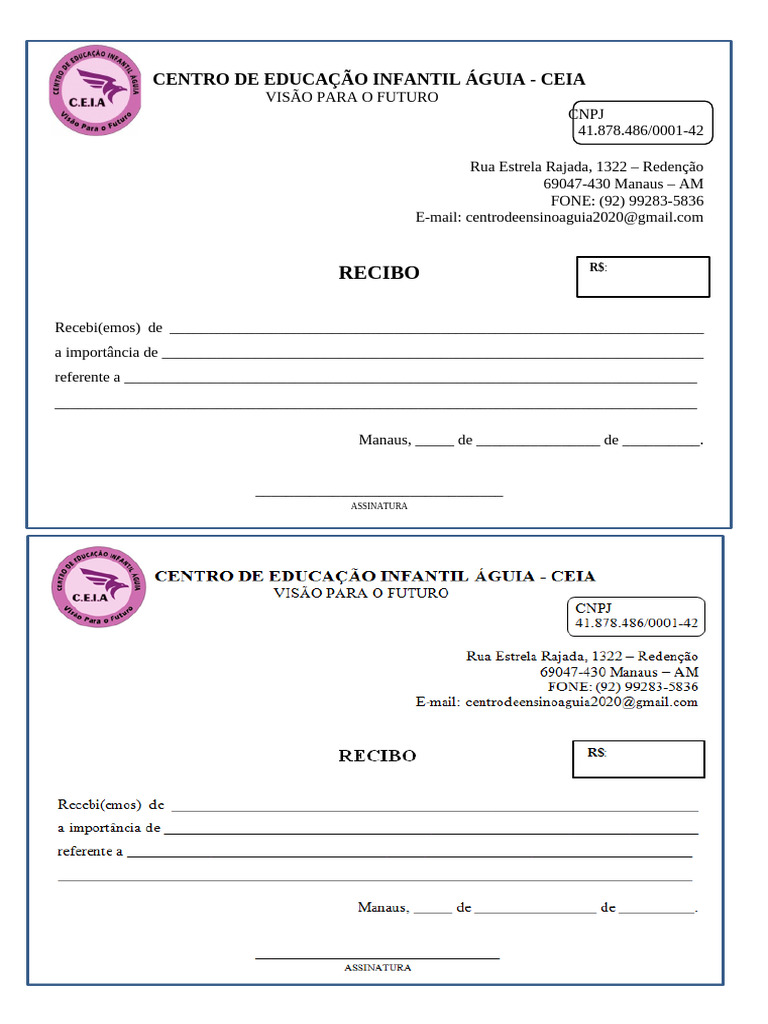 Modelo de Recibo | PDF