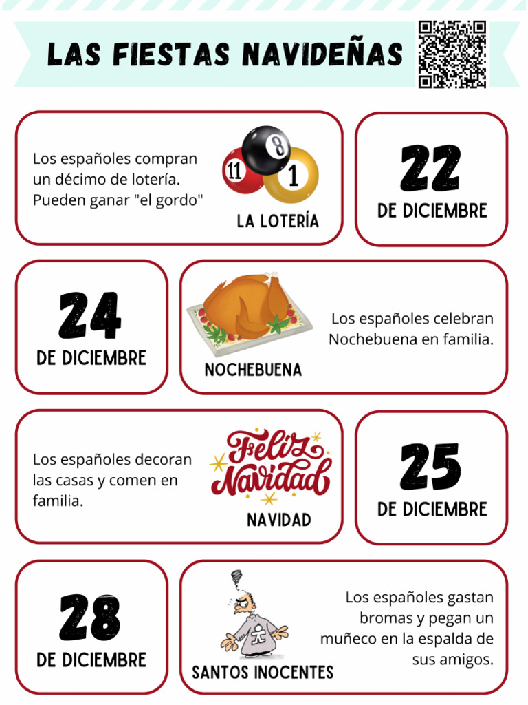 Las fiestas navideñas 1 | PDF