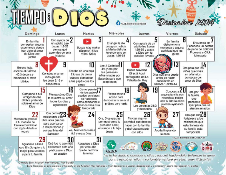 Spanish - Tiempo Con Dios - Dic2024 | PDF