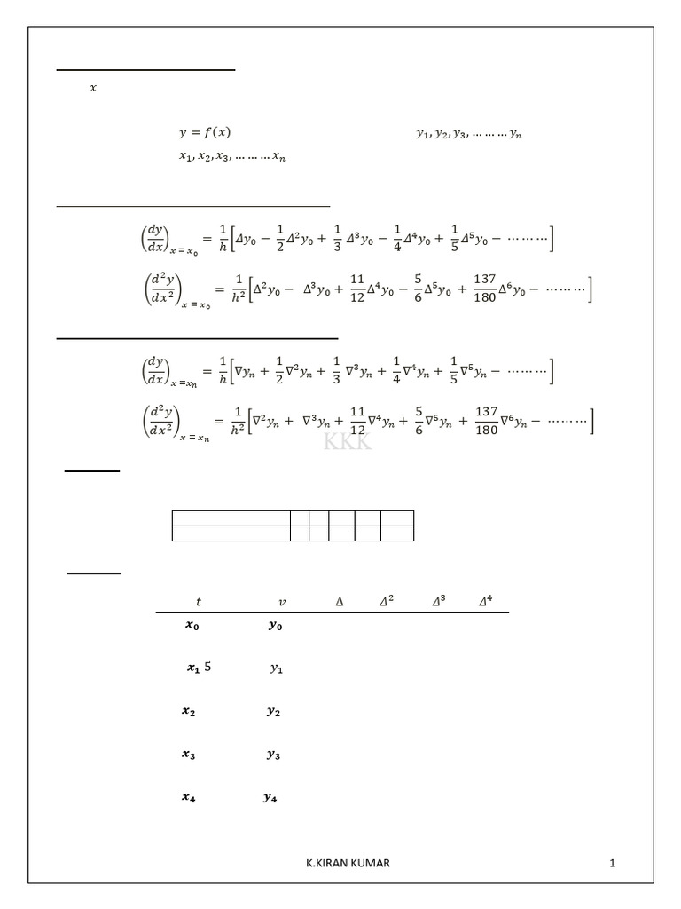 Numerical Statistical Methods Pdf Recurrence Relation Derivative