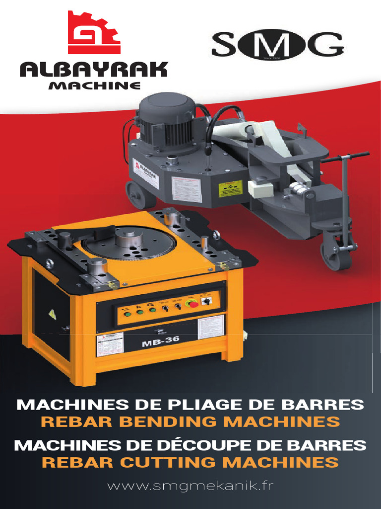 Rebar Bending Machines Rebar Cutting Machines: Machines de Pliage de ...