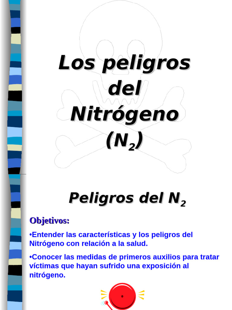MSDS - Nitrogen Presentation | PDF | Oxígeno | Nitrógeno