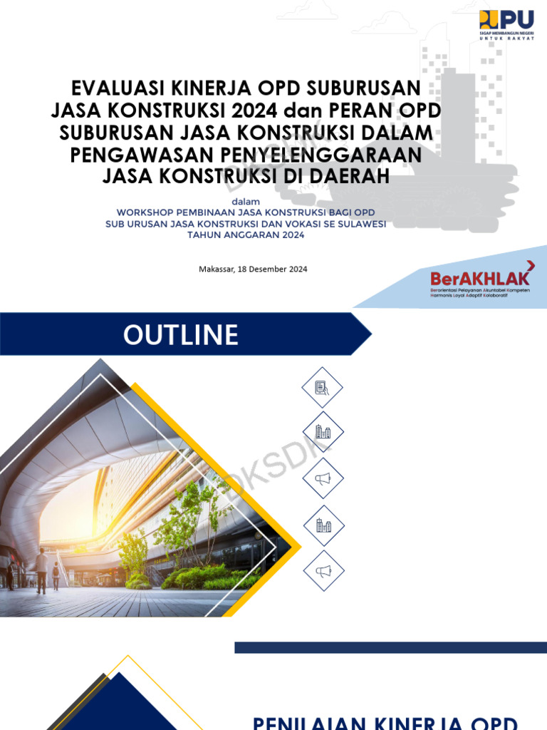 Evaluasi Kinerja OPD 2024 Dan Peran OPD Dalam Pengawasan - V1 | PDF