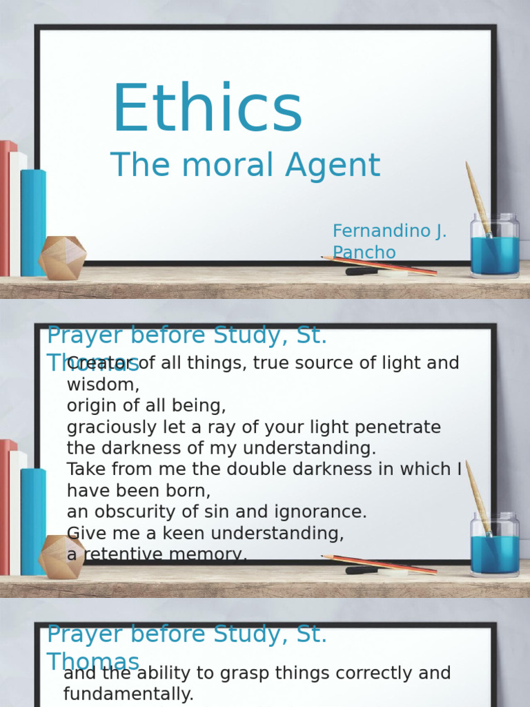 The Moral Agent | PDF | Virtue | Morality