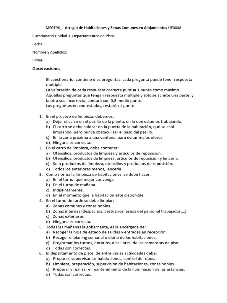 Cuestionario Final | PDF