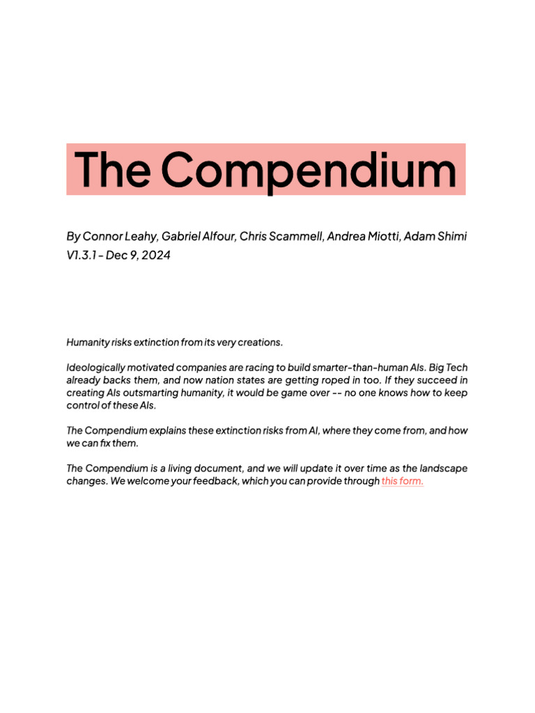 The Compendium | PDF | Artificial Intelligence | Intelligence (AI ...