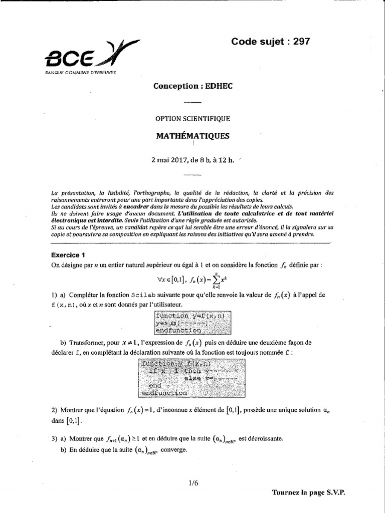 Edhec 2017 S Scan | PDF