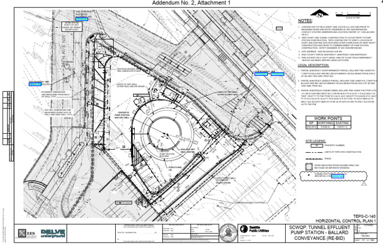 Teps-c-140_ Horizontal Control Plan 1 Rev.1 Markup | PDF