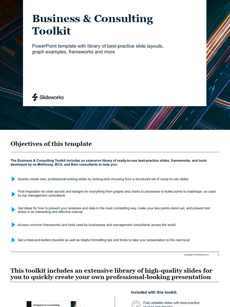Slideworks Consulting Toolkit OVERVIEW | PDF | Business