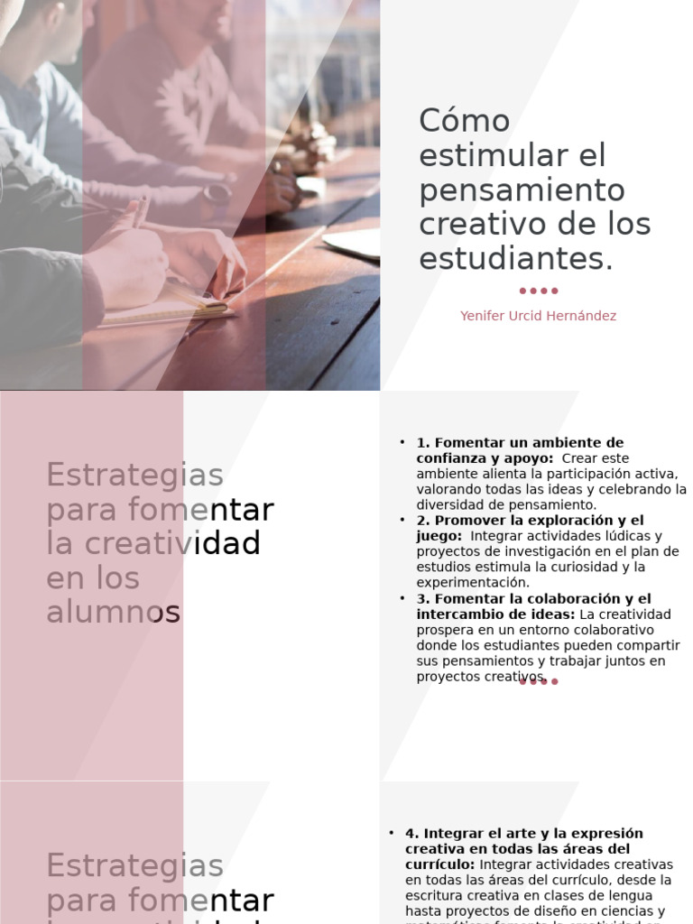 Como estimular el pensamiento creativo | PDF | Creatividad | Pensamiento