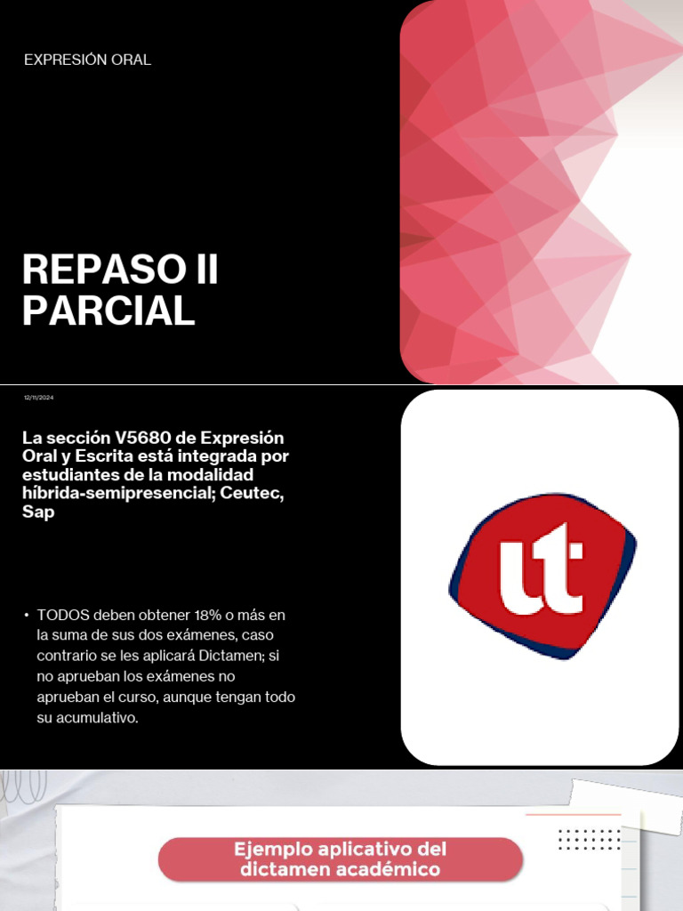 Repaso Ii Parcial | PDF | Hablar en público