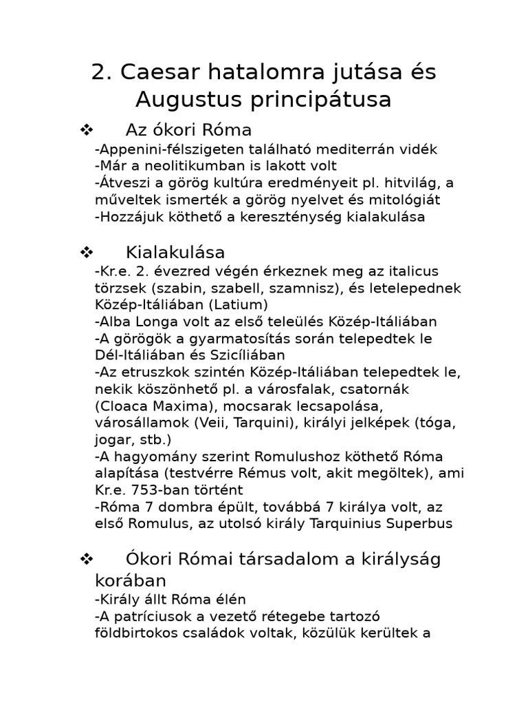 Tétel - Julius Caesar Meg A Rómaiak | PDF