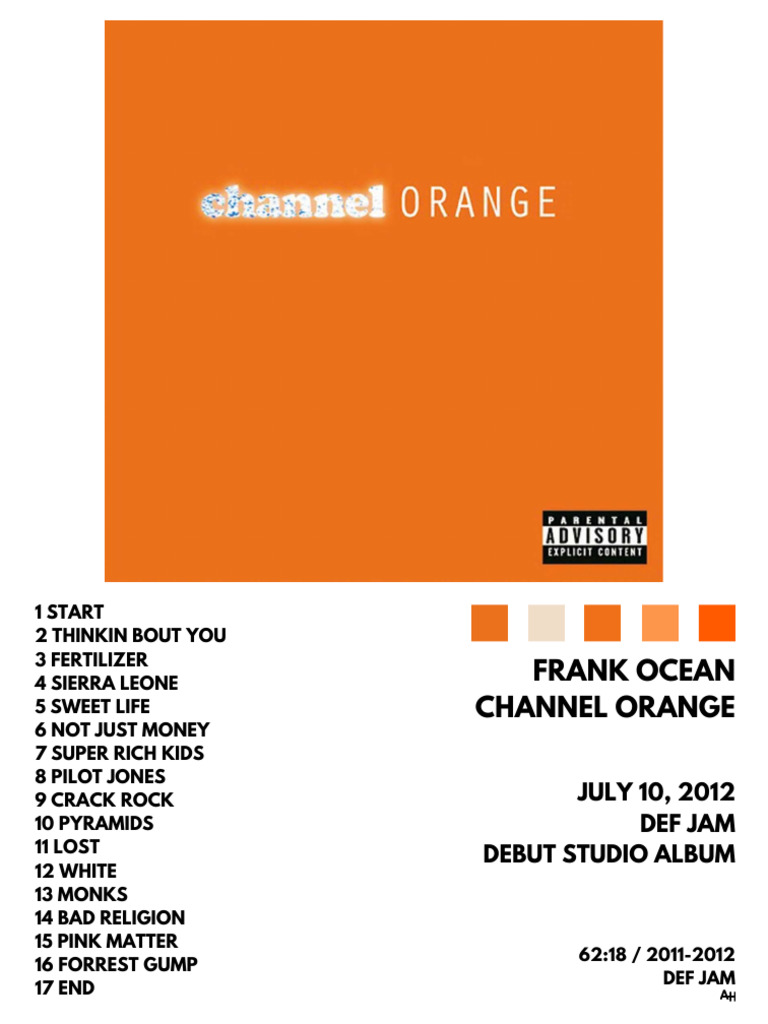 Channel Orange Overview | PDF
