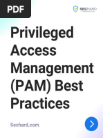 SAP Privileged Access Management Guide | PDF | Computing | Information Technology