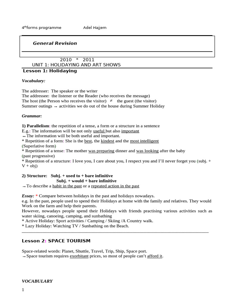 Bac Revision1 | PDF | Learning | Lifelong Learning