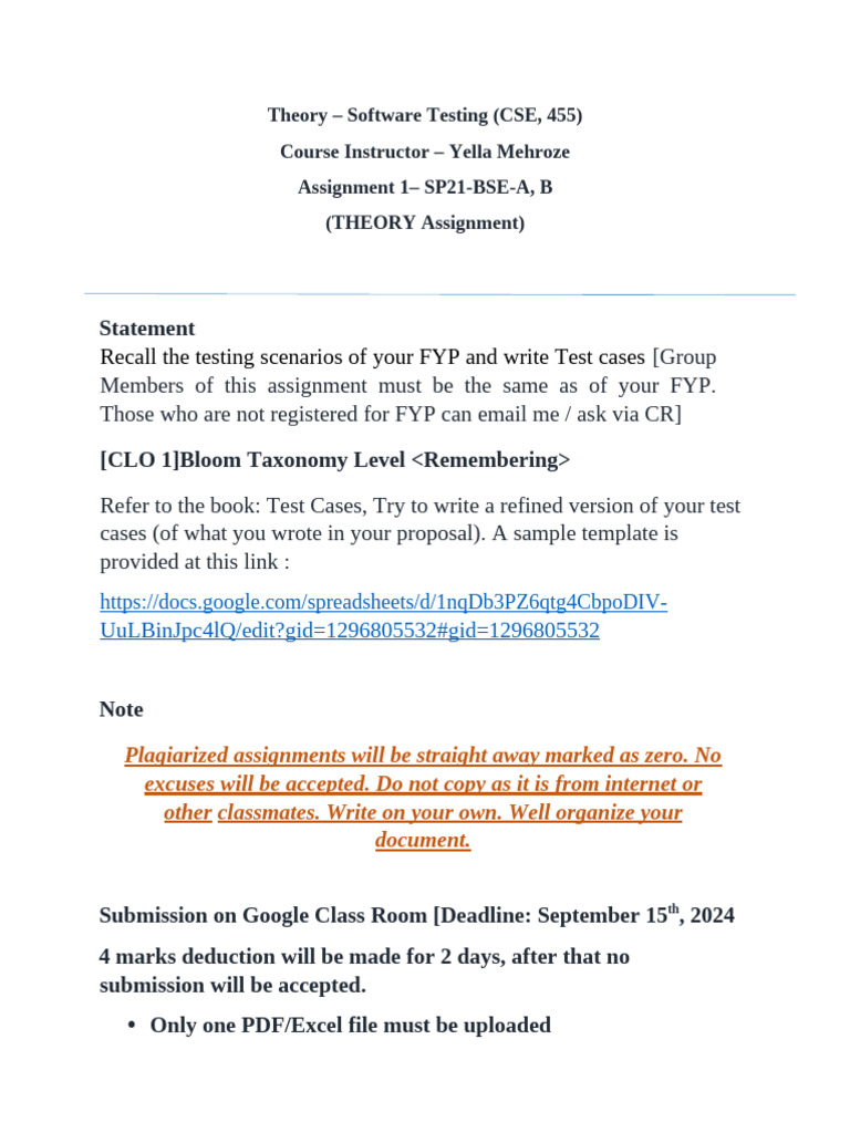 Theory Assignment: Software Testing | PDF