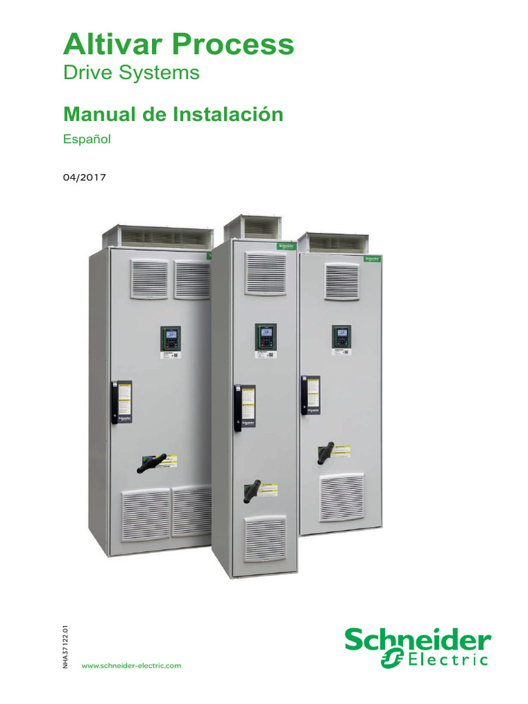 Manual de Instalación Altivar Process | PDF | Cambiar | voltaje