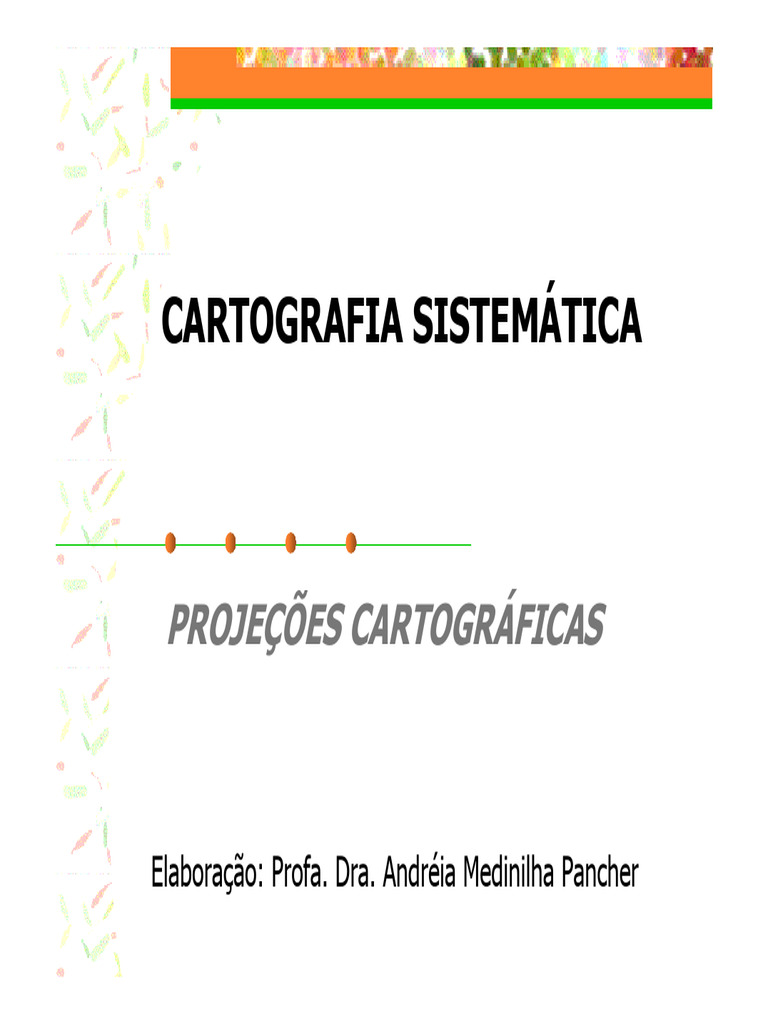 Proj Cartog | PDF | Mapa | Cartografia
