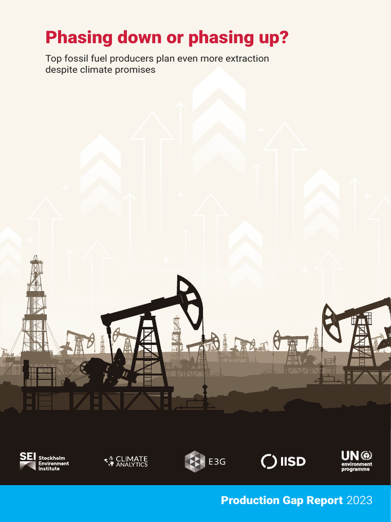 Production Gap Report 2023 | PDF | Climate Change | Climate Change ...