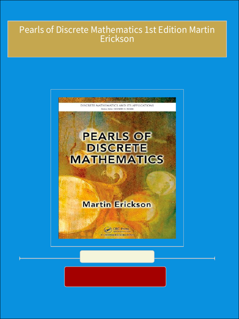 Download Full Pearls of Discrete Mathematics 1st Edition Martin ... Download Full Pearls of Discrete Mathematics 1st Edition Martin ...