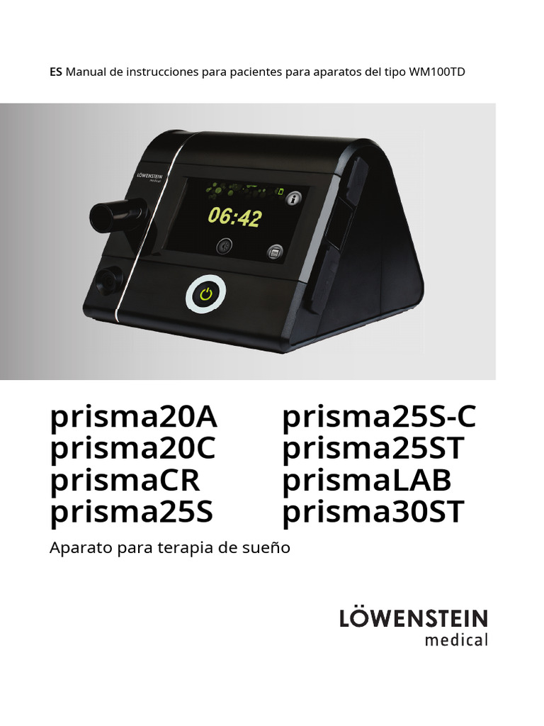 prismaLINE-sleep-therapy-user-manual-ES-68905 | PDF | Insuficiencia ...