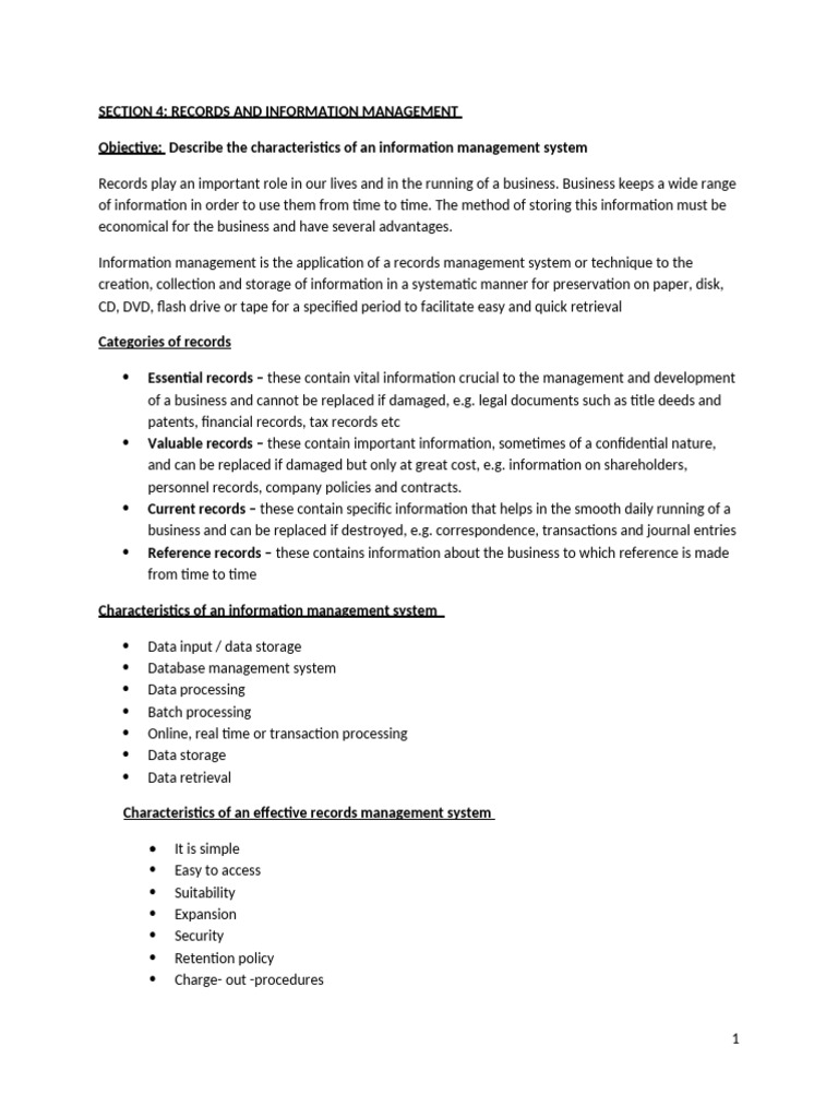 Records & Info Management Guide | PDF | Microform | Computer File