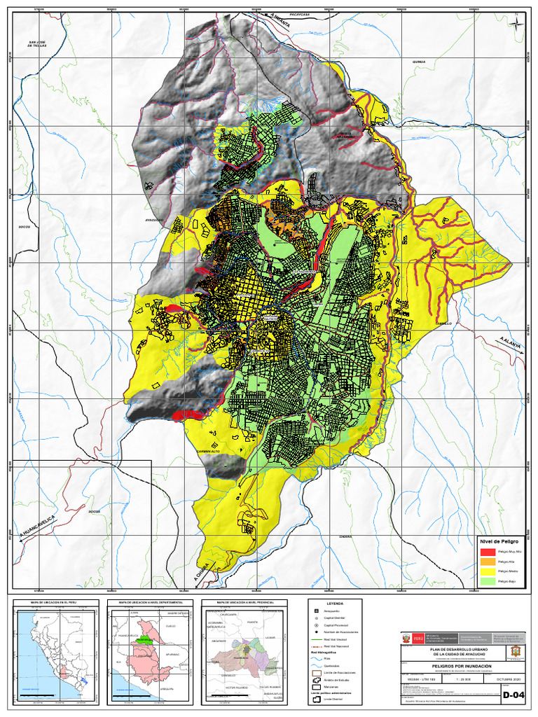 04 Mapa de Peligros Por Inundaciones | PDF