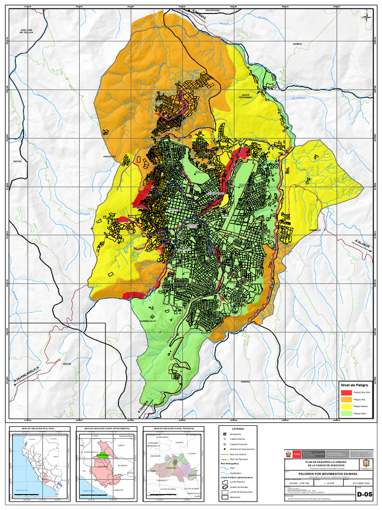 05 Mapa de Peligros Por Movimientos en Masa | PDF