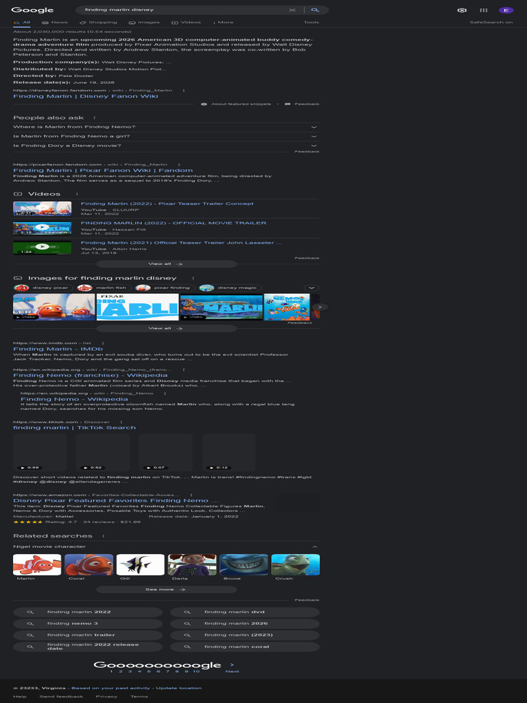Finding Marlin Disney - Google Search | PDF