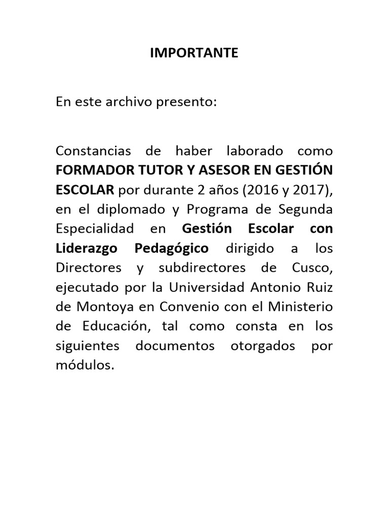 Formador de PROSEP | PDF