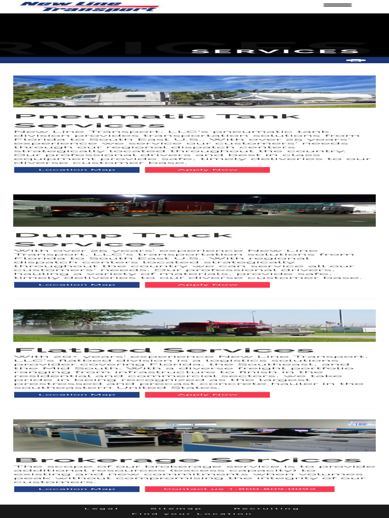 Services New Line Transport | PDF