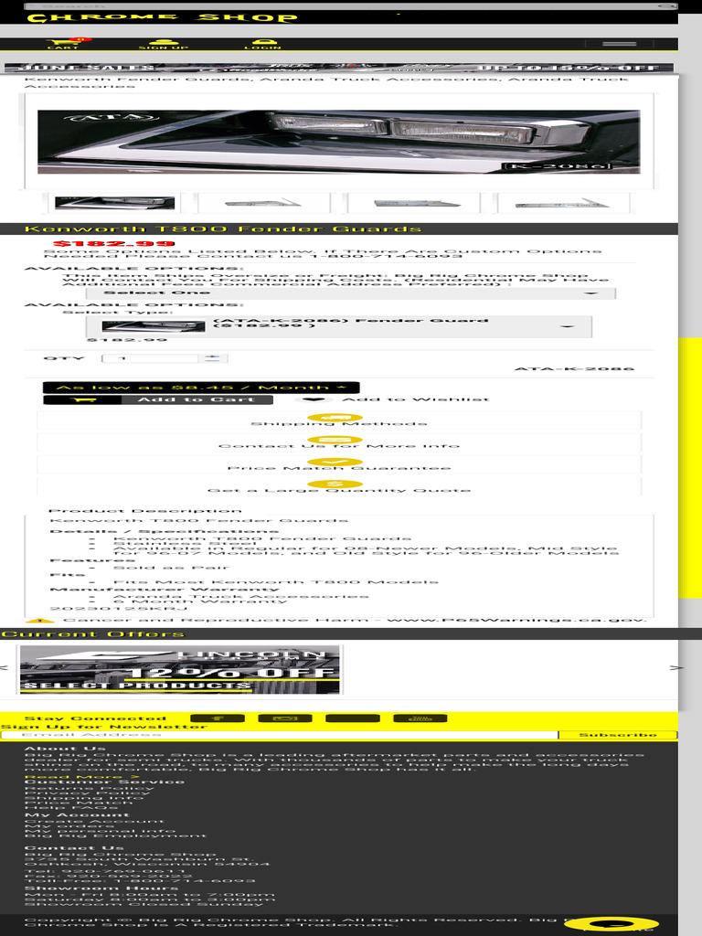 Big Rig Chrome Shop - Semi Truck Chrome Shop, Truck Lighting and Chrome ...