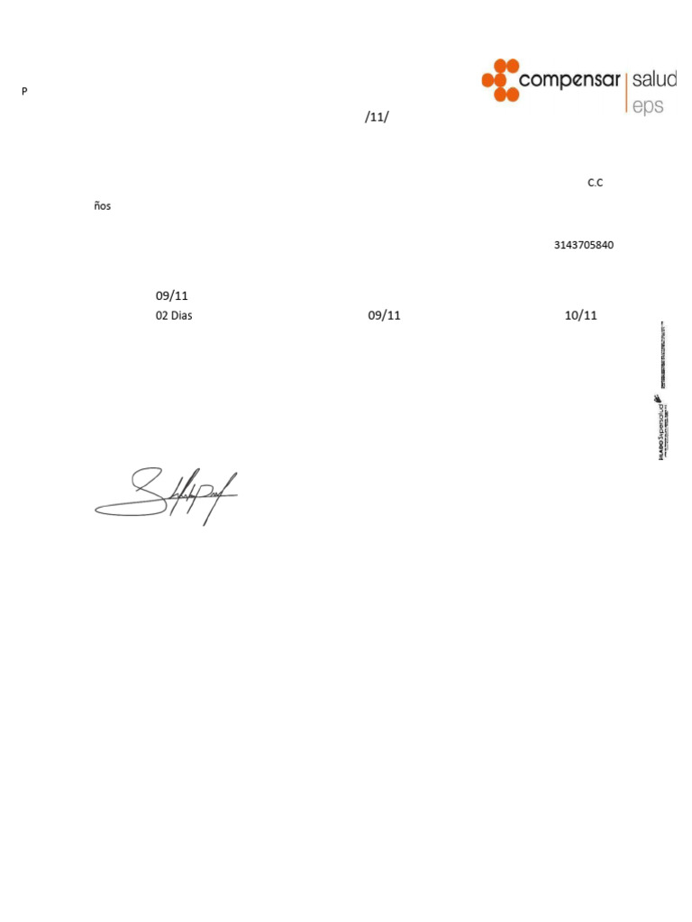 Incapacidad Compensar-2 | PDF