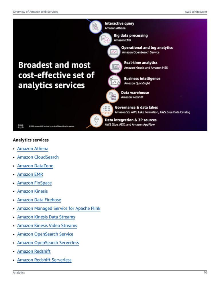 AWS Whitepaper | PDF | Amazon Web Services | Electronic Data Interchange