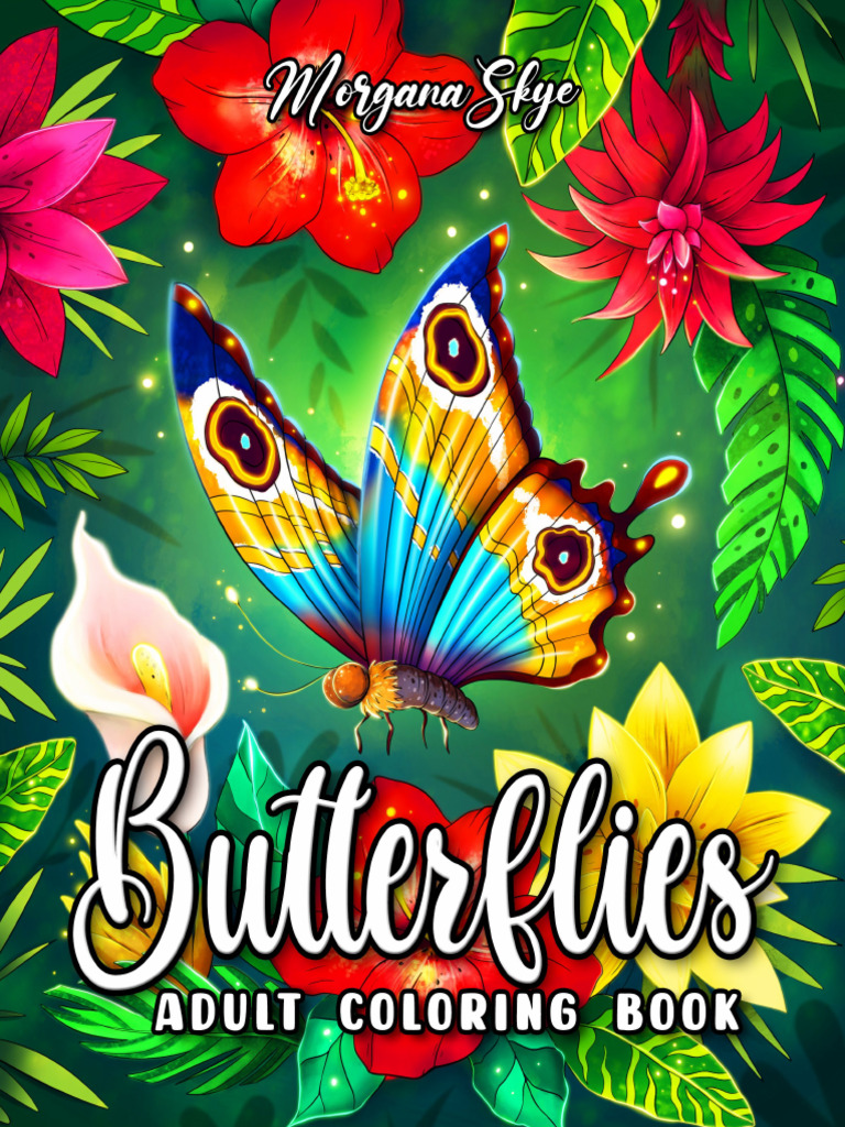 01 Coloring - Book - Vol. - 1 - Butterflies | PDF