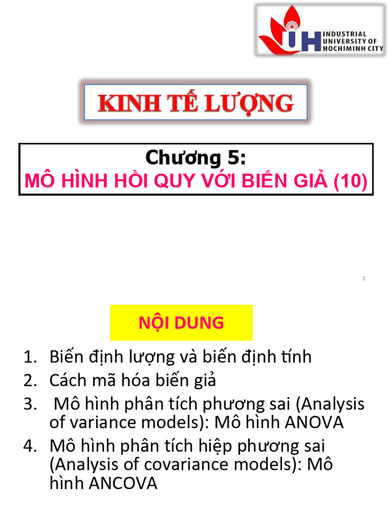 Slide bài giảng KTL chương 5 | PDF