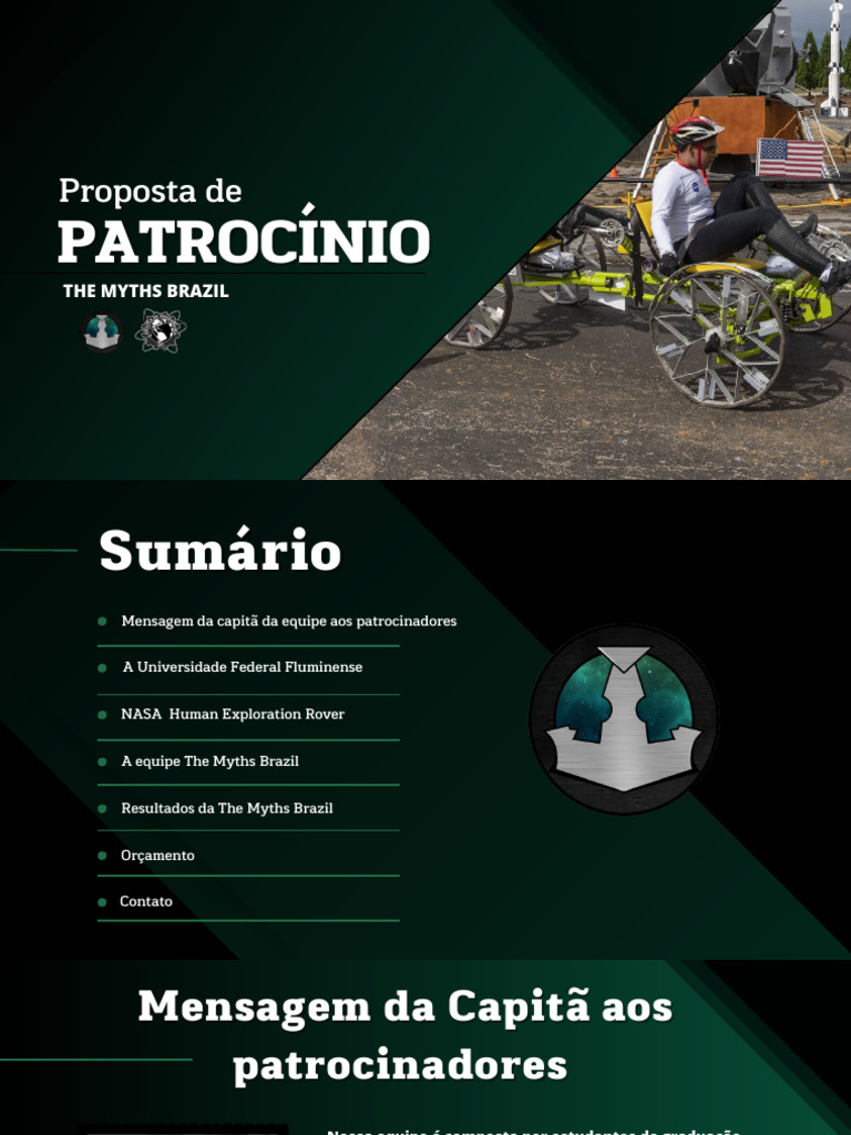 Proposta de Patrocínio: The Myths Brazil | PDF | Brasil | Nasa