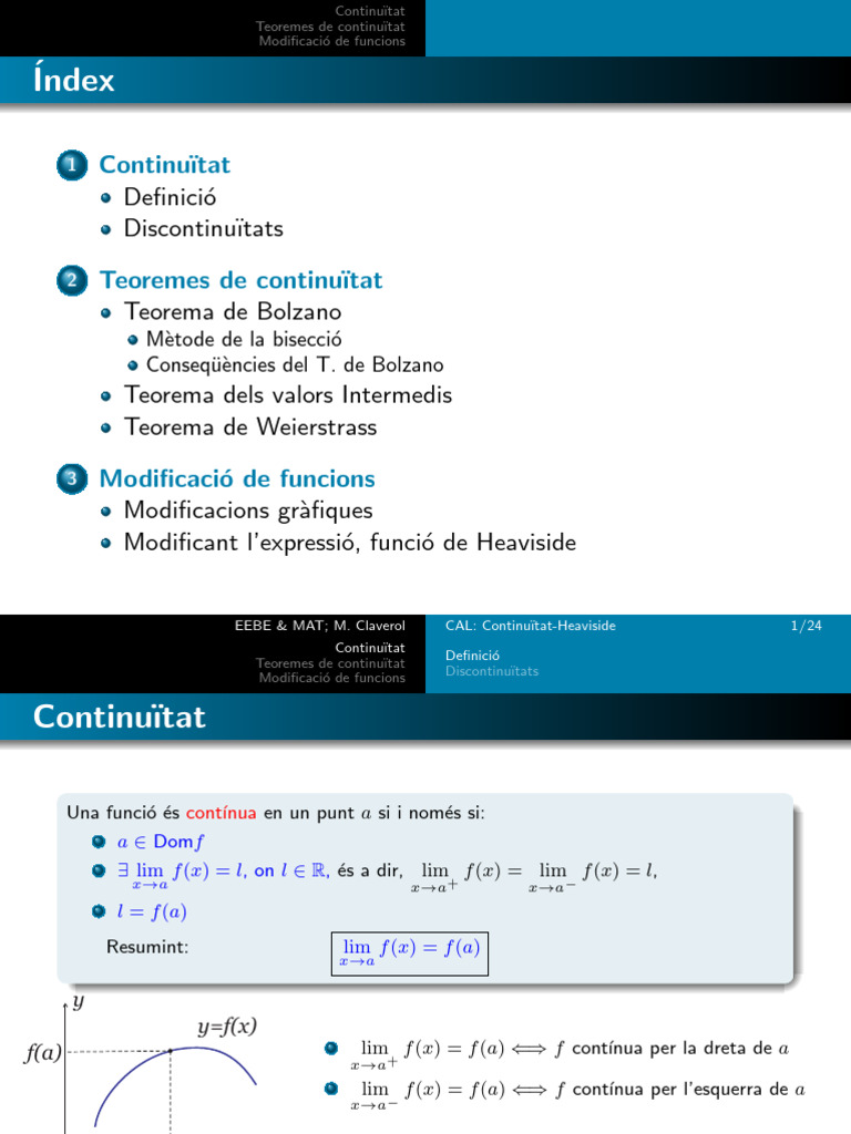 C - T2 3. Cont Teoremes Heaviside PWP | PDF